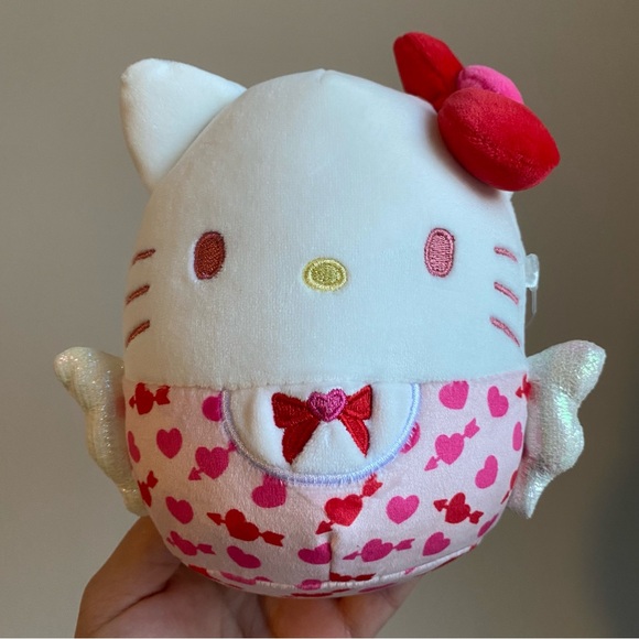 Squishmallows | Toys | Hello Kitty Cupid 5 Valentines Squishmallow 225 ...